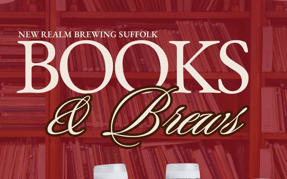 Books & Brews at New Realm Brewing Co. Suffolk - Salty Southern Route